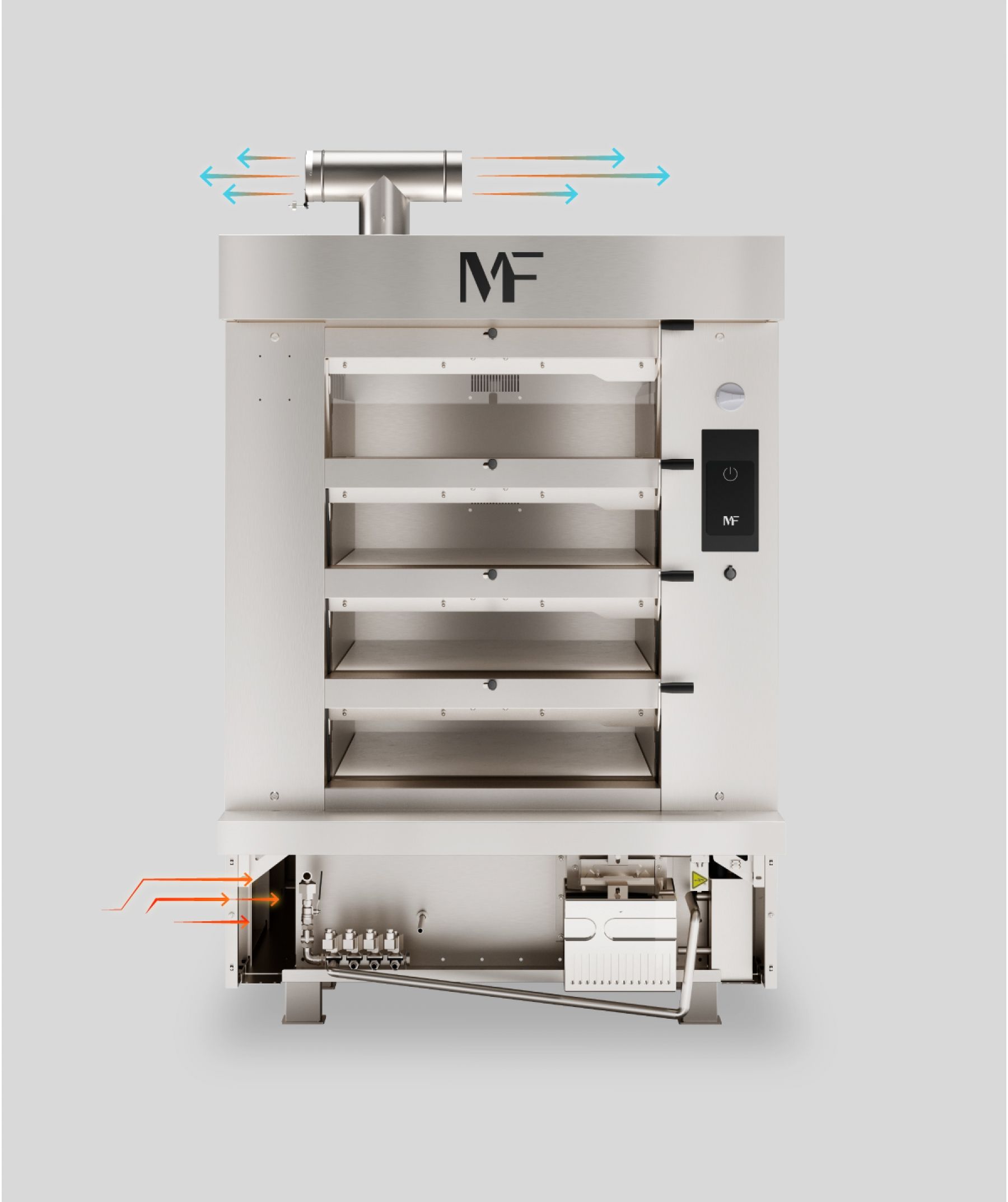 Steam tube oven | LEM Compact Oven | Mondial Forni ‹ Mondial Forni